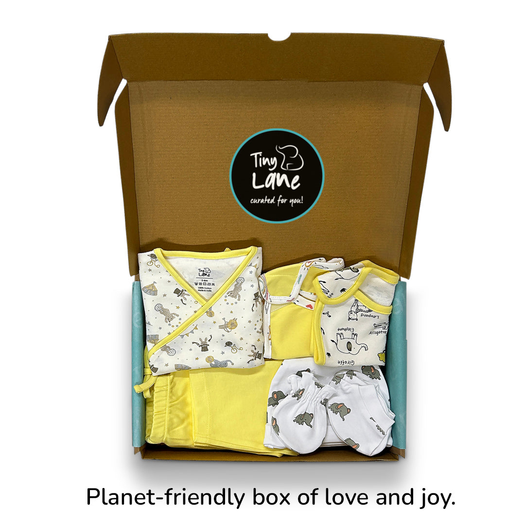 All in One Jungle Tribe Baby Gift Set | Newborn Gifts | Tiny Lane