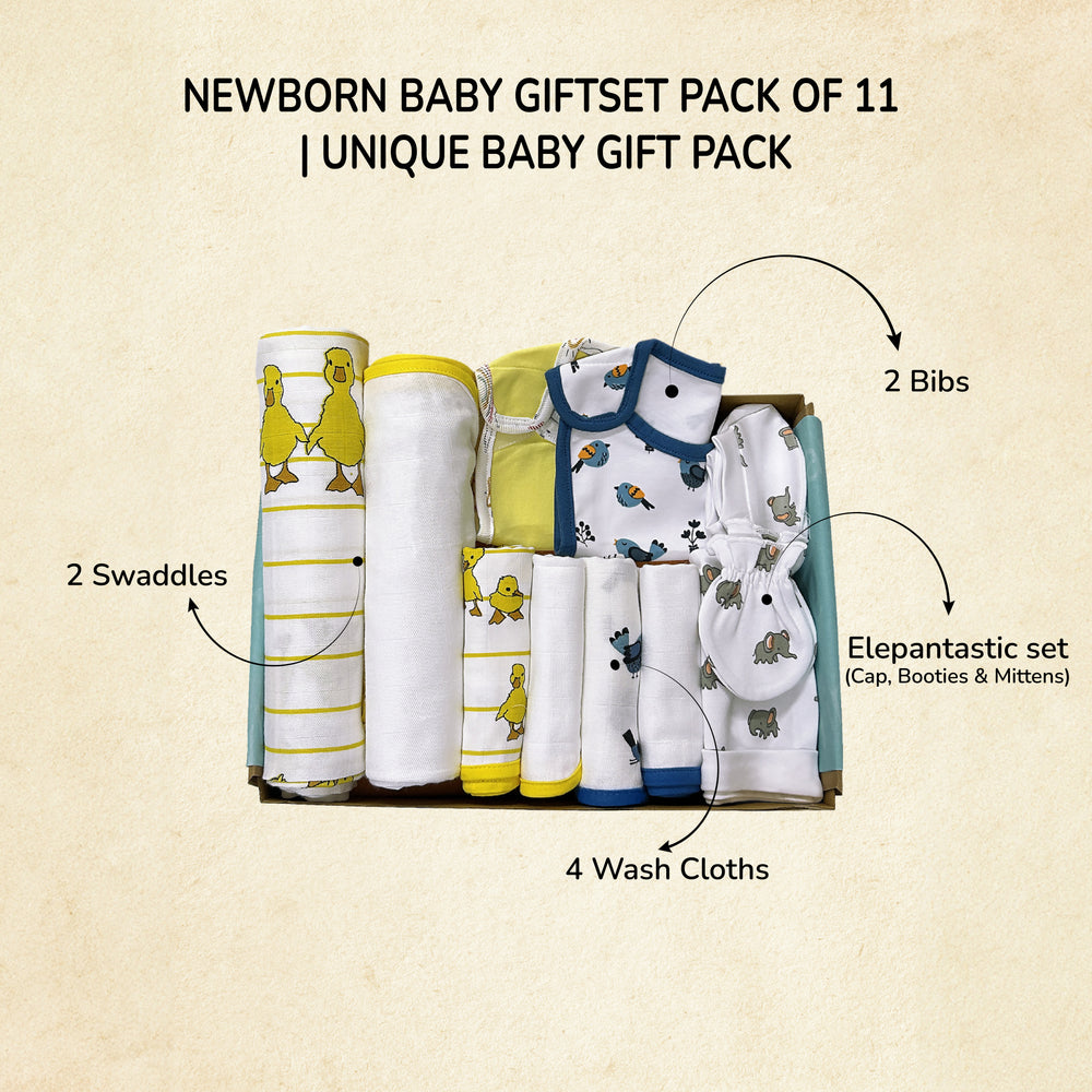Newborn Baby Gifts | Pack of 11 | Tiny Lane